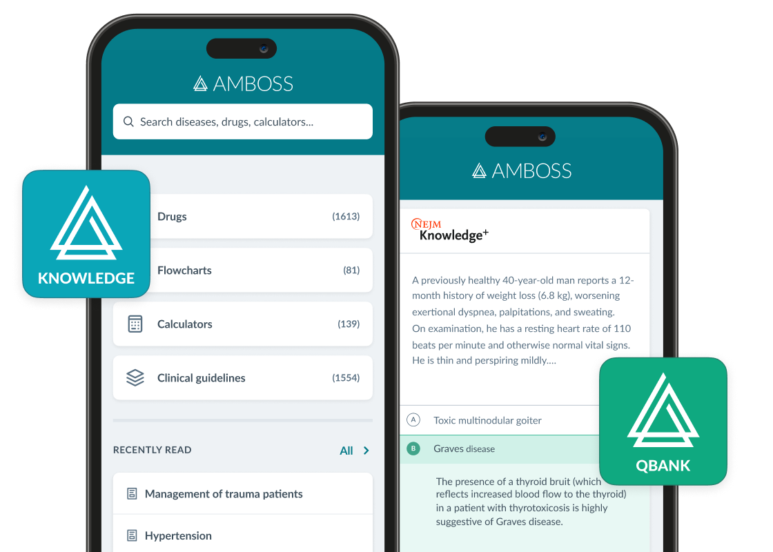 AMBOSS | Product Features | Learn, Practice, Teach
